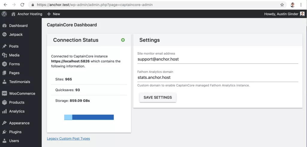 CaptainCore Update #12 – Fathom Integration 📈 - CaptainCore