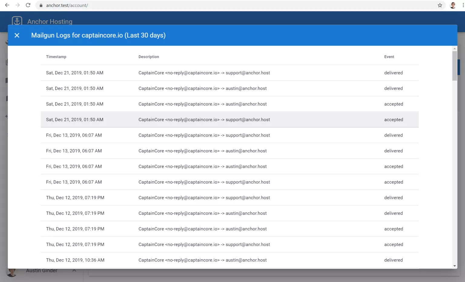 CaptainCore Update #18 – Mailgun Integration 🔍 - CaptainCore
